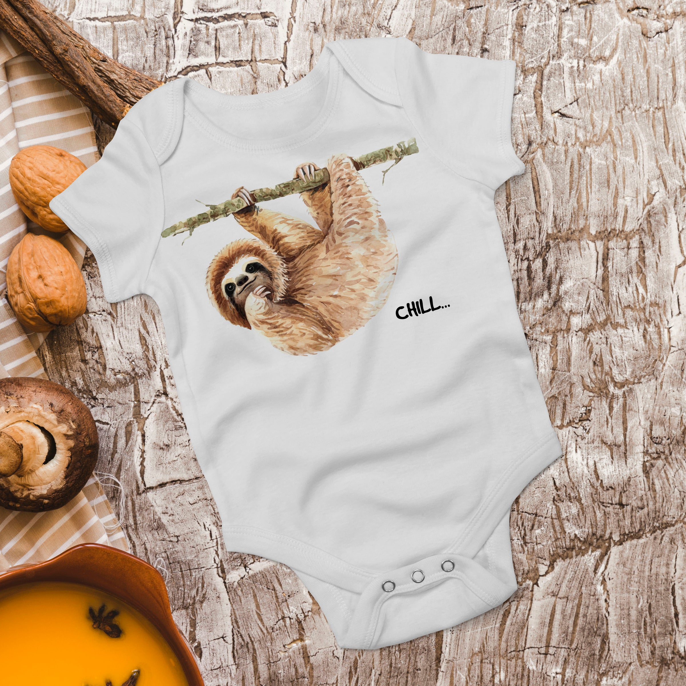 Baby Sloths In Onesies